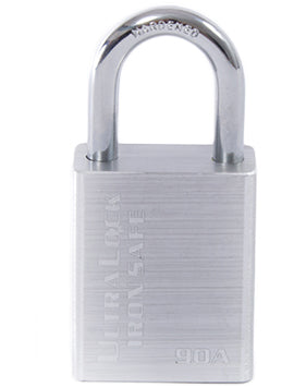 Ironsafe 90A Series Aluminium Padlock Silver – SASLocksmiths